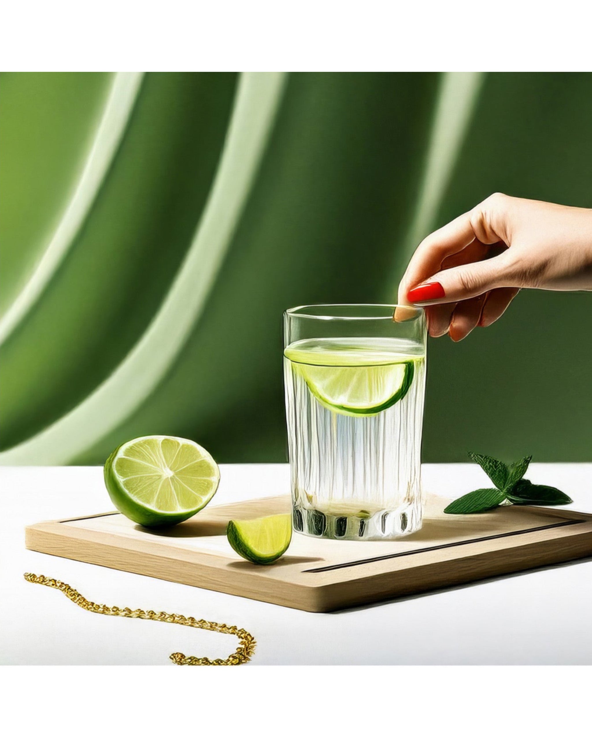 (HIRED) Framed - Lime Soda - Print B (square)